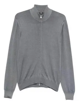 Barba Zip Up Sweaters For Men
