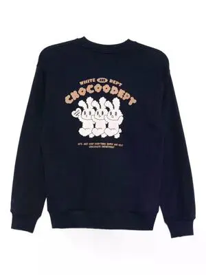 CHOCOOLATE Logo-embroidered Sweatshirt - Blue