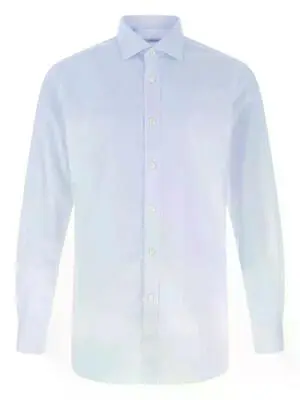 Brioni Trevi Mark Long-sleeved Shirt - Blue