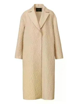 Fabiana Filippi Textured-effect Single-breasted Coat