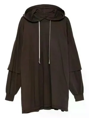 Rick Owens Double-layer Hoodie