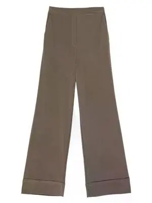 Malìparmi Contrast-stitching Trousers - Brown