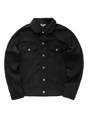 BLACK COMME DES GARÇONS Button-fastening Collared Jacket
