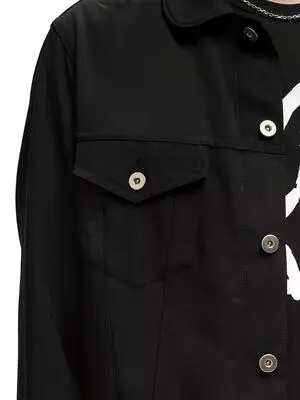 BLACK COMME DES GARÇONS Button-fastening Collared Jacket