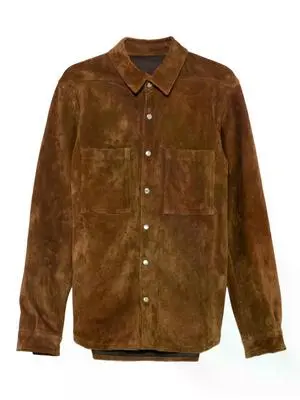 Rick Owens Suede Shirt Jacket