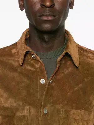 Rick Owens Suede Shirt Jacket