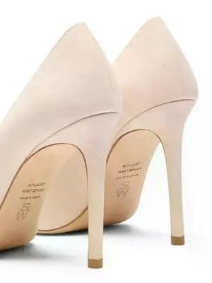 STUART WEITZMAN Power Pointed-toe Pumps - Neutrals