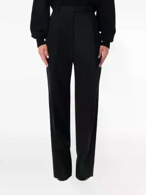 TOM FORD Wool Pleated Trousers - Black