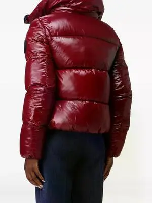 SAVE THE DUCK Logo-patch Padded Jacket - Red