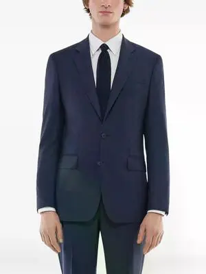 FURSAC Two-button Wool Blazer - Blue