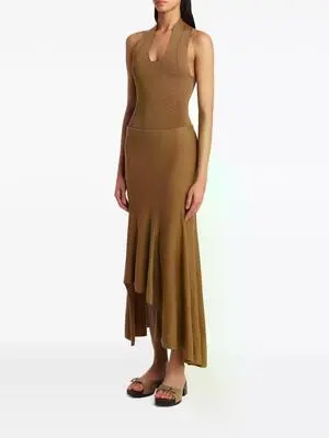 Khaite Toto Halter-neck Bodysuit - Brown