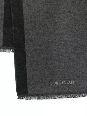 Corneliani Logo-detail Wool Scarf