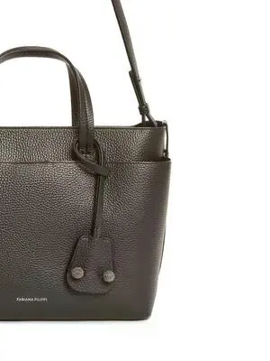 Fabiana Filippi Pebbled Leather Tote Bag - Black