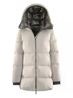 MOORER Quilted Hooded Jacket