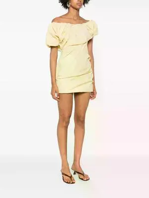 Paris Georgia Rio Puff-sleeve Mini Dress