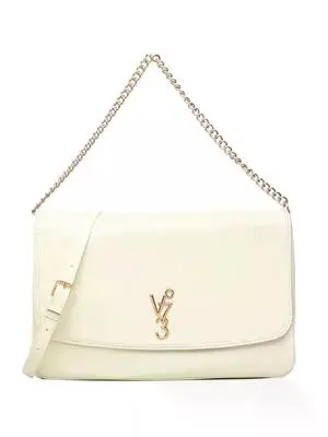 V°73 Louise Logo-plaque Shoulder Bag - Neutrals
