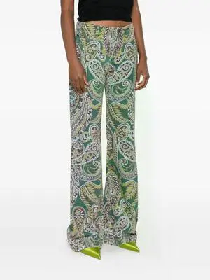 Etro Paisley Print Straight Leg Jeans