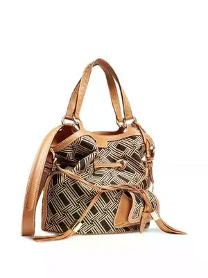LANCEL Premier Flirt Geometric-pattern Bucket Bag
