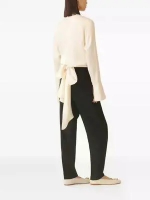 Fabiana Filippi Wrap-tie Silk Blouse