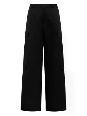 MSGM Cargo Pocket Trousers - Black
