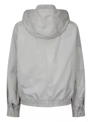 STUDIO TOMBOY Hooded Drawstring Jacket - Grey