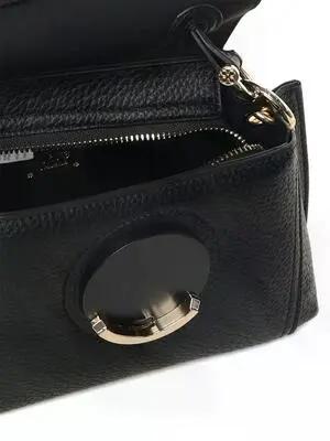 V°73 Logo-plaque Shoulder Bag - Black