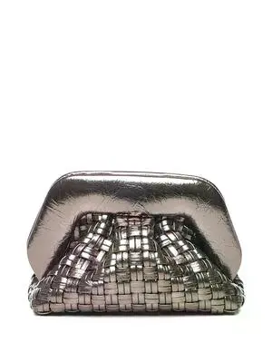 THEMOIRE Woven Metallic-effect Mini Bag