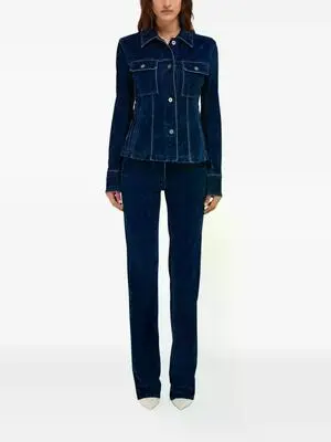 FERRAGAMO Straight-leg Velvet Trousers