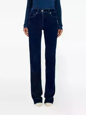 FERRAGAMO Straight-leg Velvet Trousers
