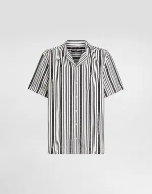 Dolce & Gabbana Silk Shirt With Tie - Print