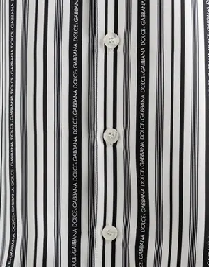 Dolce & Gabbana Silk Shirt With Tie - Print