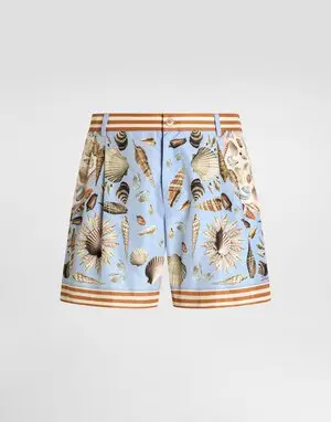 Dolce & Gabbana Shell-print Swim Boxer Shorts - Multicolor