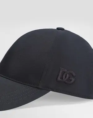 Dolce & Gabbana Cotton Gabardine Baseball Cap - Blue