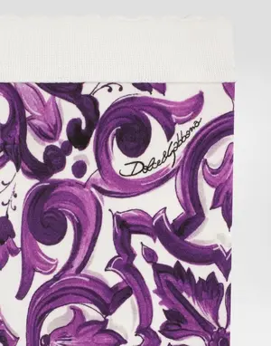 Dolce & Gabbana Majolica-print Interlock Leggings