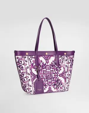 Dolce & Gabbana Majolica-print Atene Shopper - Multicolor