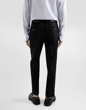 Dolce & Gabbana Tailored Wool Pants With Double Darts