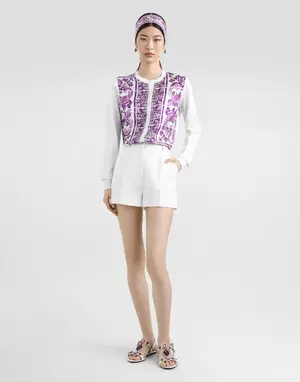 Dolce & Gabbana Printed Silk Cardigan - Multicolor