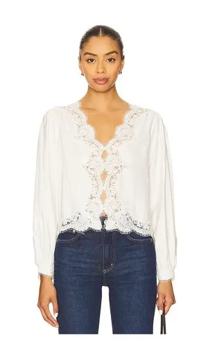 Cami Nyc Yuri Lace Trimmed Blouse