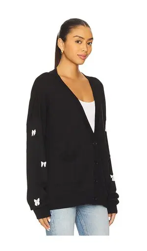 Lauren Moshi Puff Bow Cardigan
