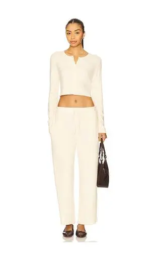 LESET Lauren Crop Slim Fit Tee