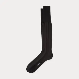 Ralph Lauren Cashmere-silk Trouser Socks - Black