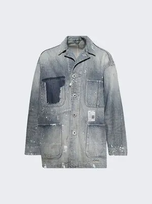 Mihara Yasuhiro Aged Chore Jacket Indigo - Blue