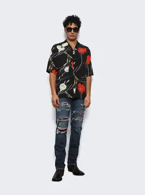 Amiri Croc Slim Thrasher Jean