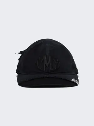Mihara Yasuhiro Crushed Detail Cap - Black