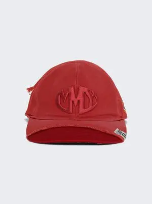 Mihara Yasuhiro Crushed Detail Cap - Red