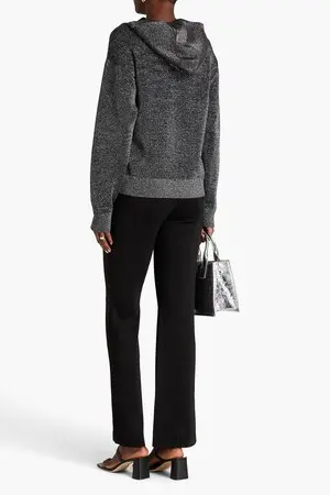 Missoni Metallic Knitted Hoodie - Black