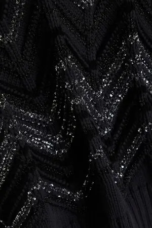 Missoni Sequin-embellished Knitted Sweater - Black