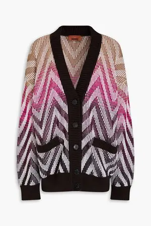 Missoni Ribbed Wool And Cotton-blend Cardigan