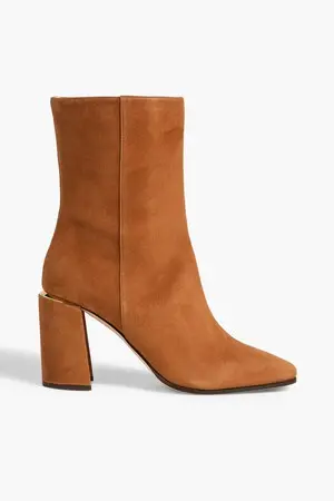 JIMMY CHOO Loren 85 Suede Ankle Boots - Tan