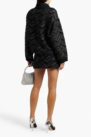 Missoni Metallic Bouclé-tweed Mini Skirt